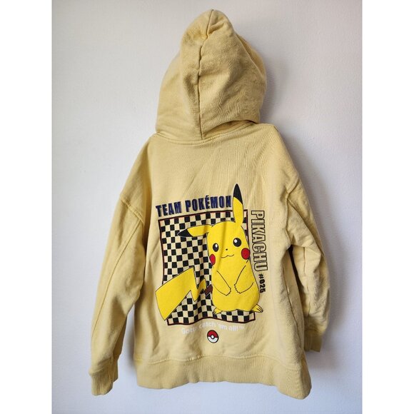 Zara | Shirts & Tops | Zara X Pokemon Yellow Pikachu Graphic Hoodie 7 ...